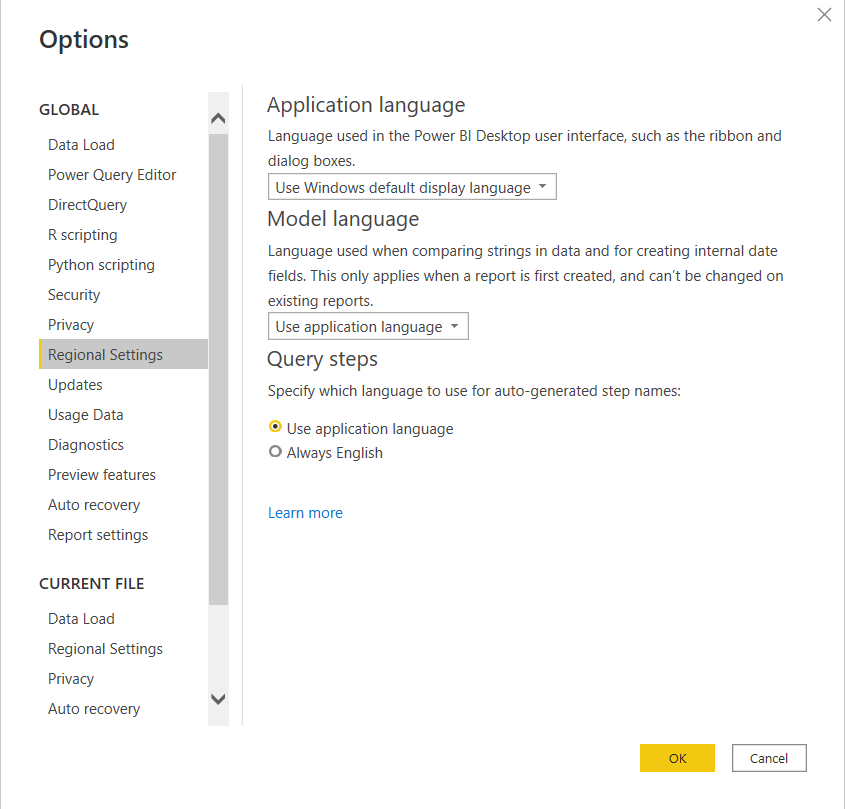 change language - Microsoft Fabric Community