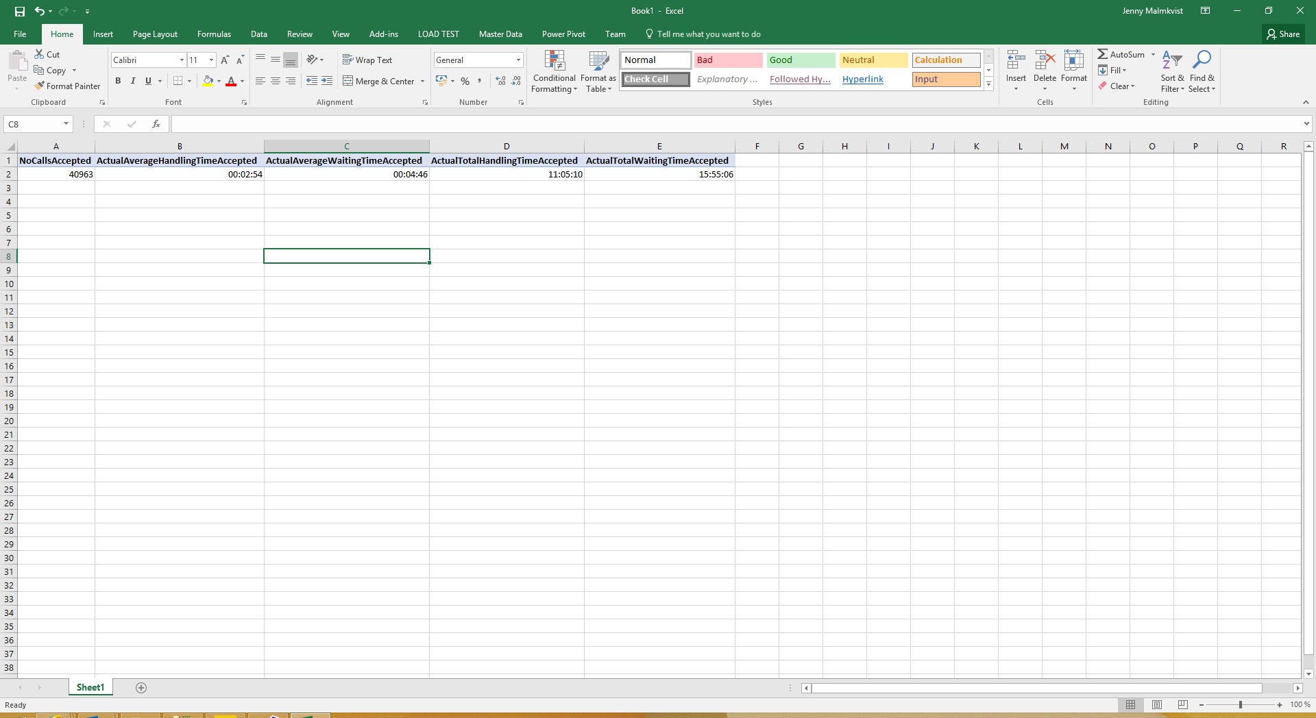 Displaying time measure from a multidimensional SS... - Microsoft ...