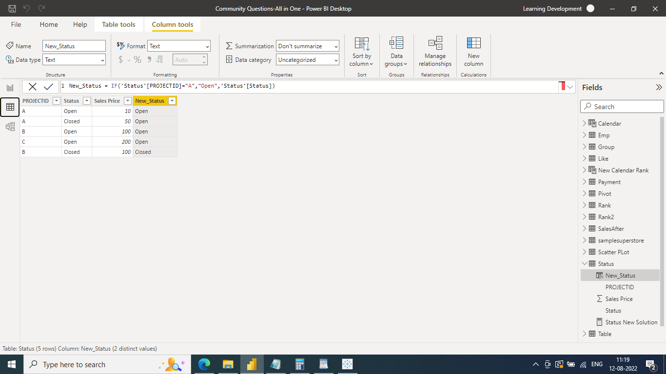 Solved: if conditions - Microsoft Fabric Community