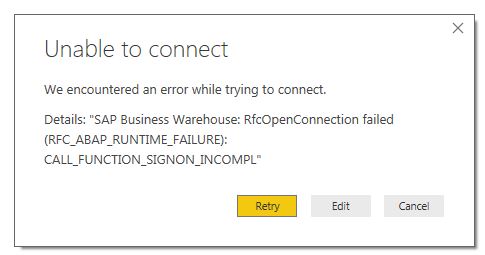 Solved: SAP BW Connection - Microsoft Fabric Community