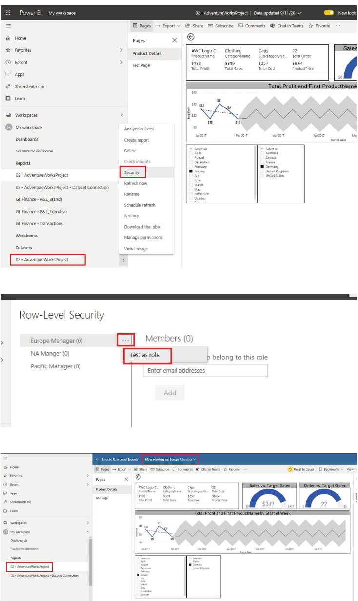 Solved: How to test RLS for all reports that share single ...