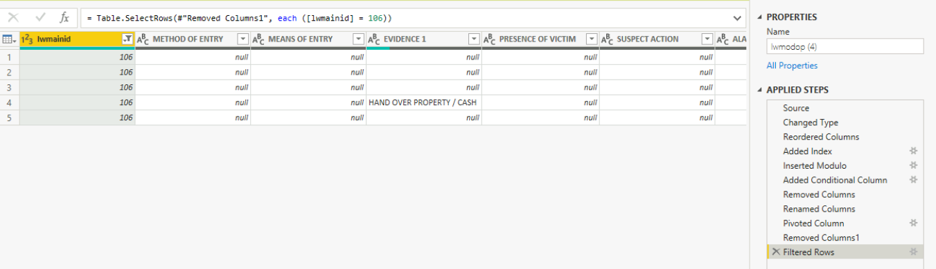 Solved: Need Help with cross Tab table - Microsoft Fabric Community