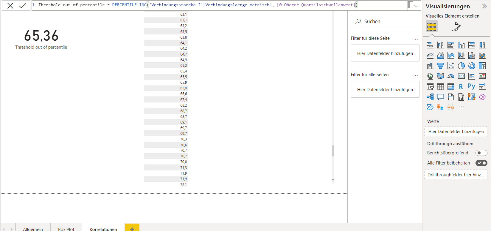 Percentile as FILTER - Microsoft Fabric Community
