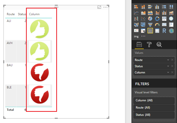 Re: Display status icon in table column - Microsoft Fabric Community