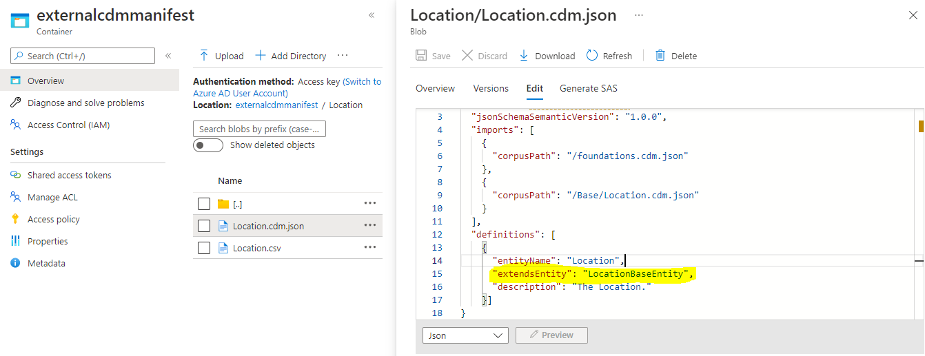 Attach a Common Data Model - External CDM folder c... - Microsoft ...