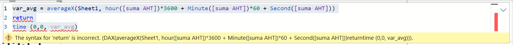 Solved: Problems calculating the average number of ATH cal ...