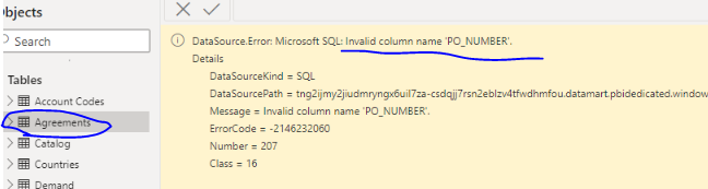 power query bug in power bi service datamart - Microsoft Fabric Community