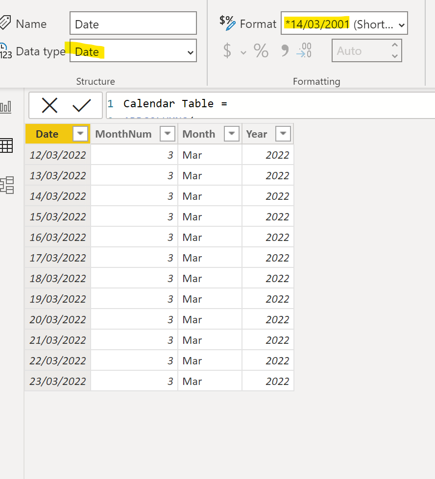 Solved: How did you build a calendar table from a datetime ...
