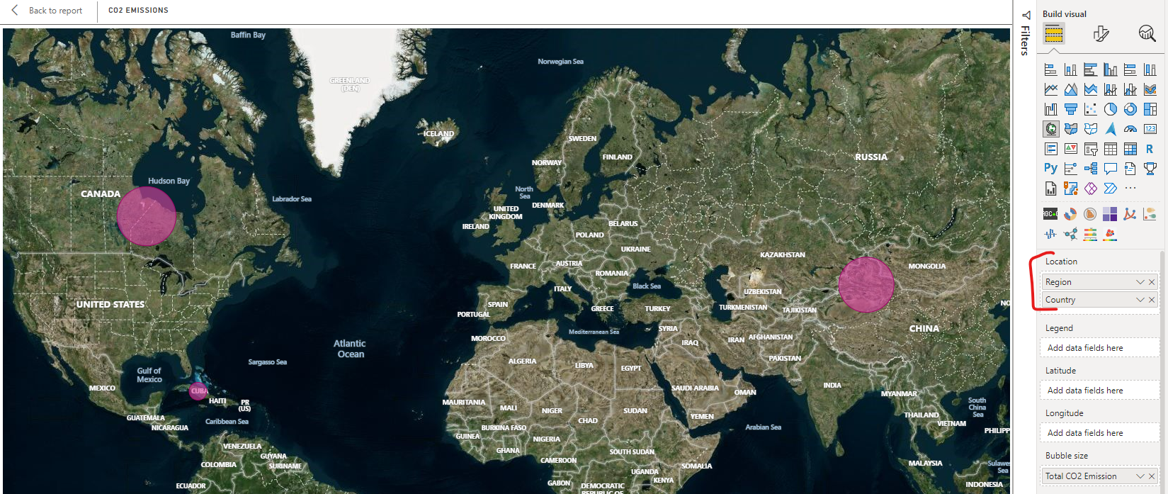 Solved: drill down in map visual - Microsoft Fabric Community