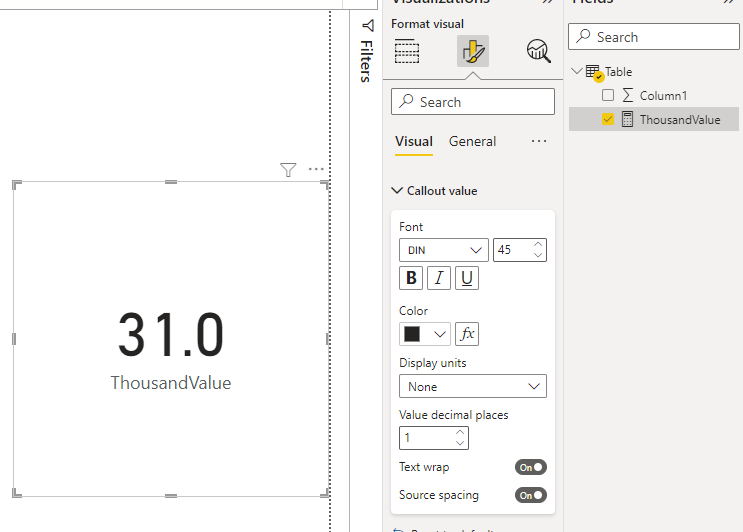 Solved: Format Cell Value without k,m,b - Microsoft Fabric Community