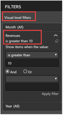Filter graph by measures - Microsoft Fabric Community