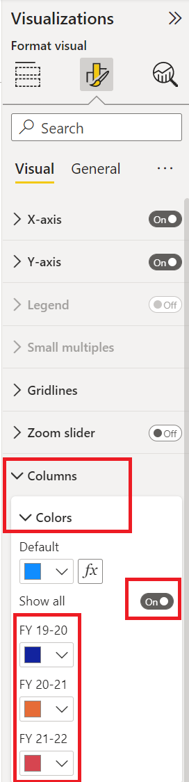 Solved: Set specific colours for legend - Microsoft Fabric Community