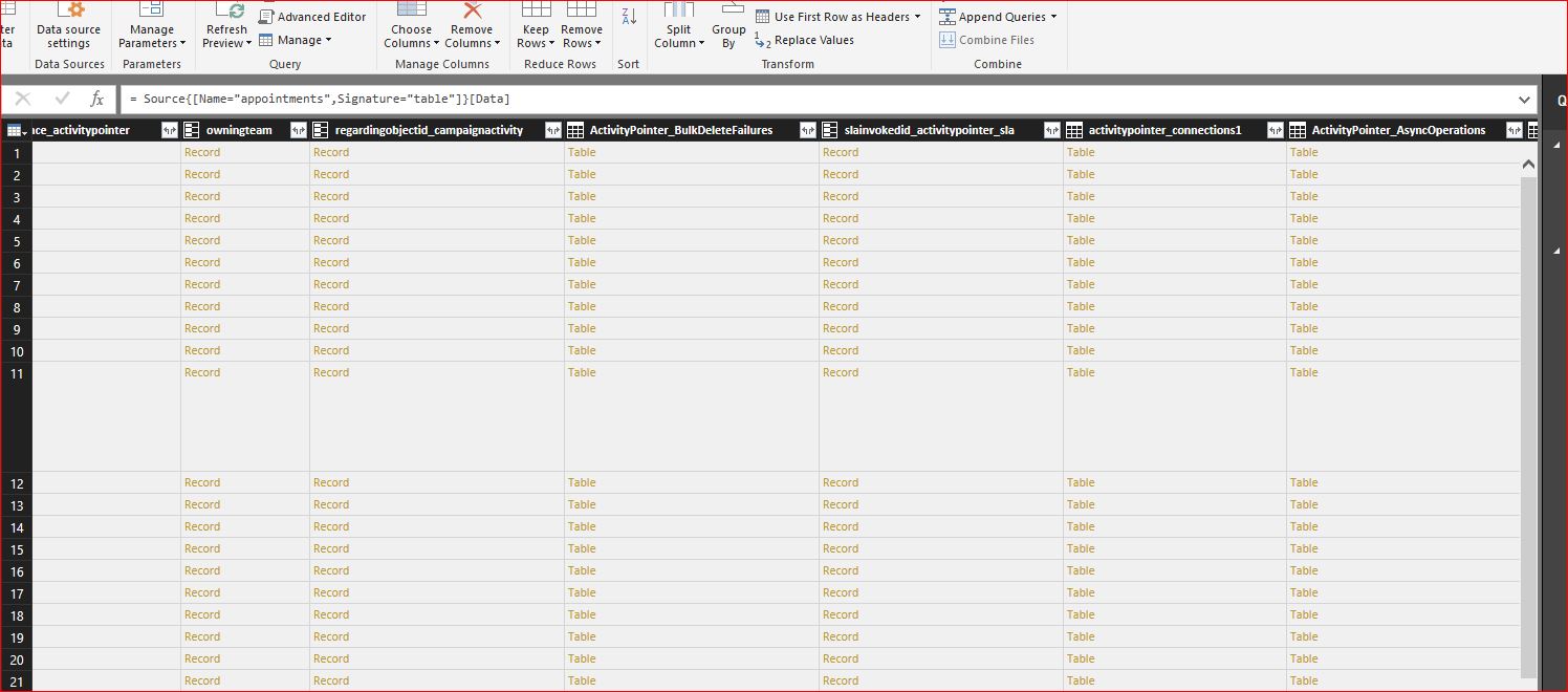CRM Online Appointments entity: is it a table or a... - Microsoft ...