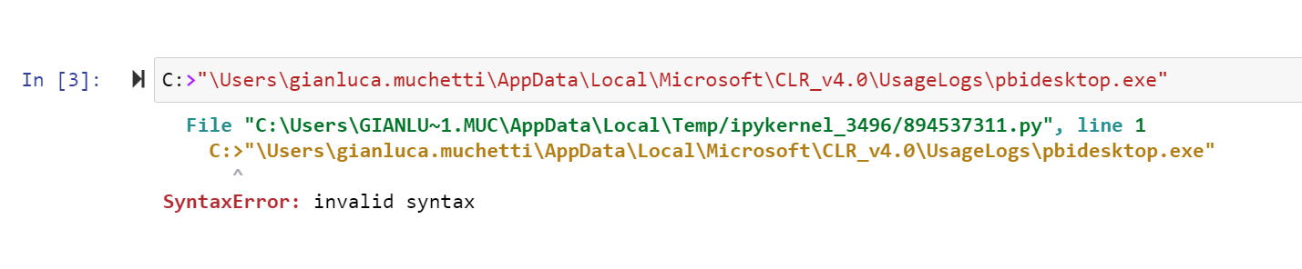 Solved: Error when connecting python to PBI - Microsoft Fabric Community
