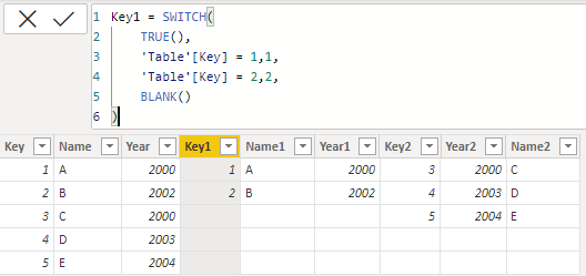 Table visual - split into to or more visuals? - Microsoft Fabric Community