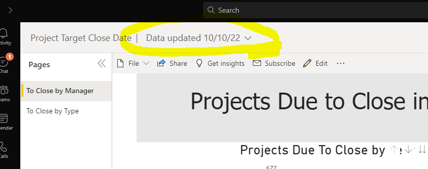 How to add date to PoweBI report information - Microsoft Fabric Community