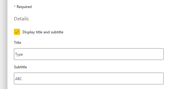 Solved: How to add a sub-heading underneath the card title ...
