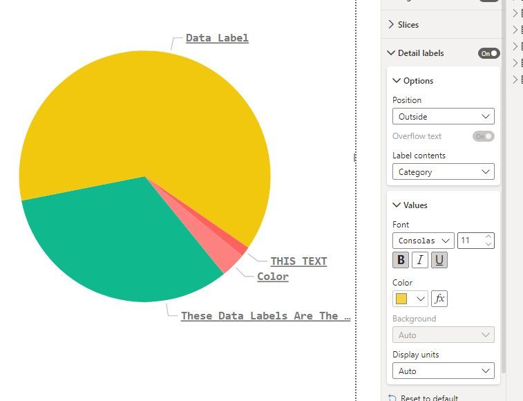 Bug: Pie Chart Values Color Not Changing - Microsoft Fabric Community