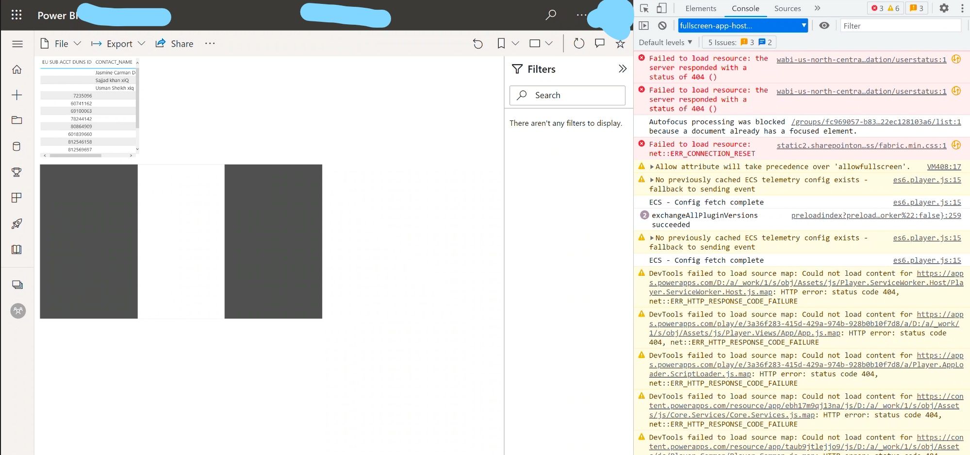 Unable to import my Power App into the powerbi rep... - Microsoft ...