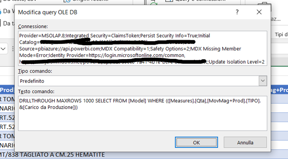Excel DAX QUERY to PBI dataset - Microsoft Fabric Community