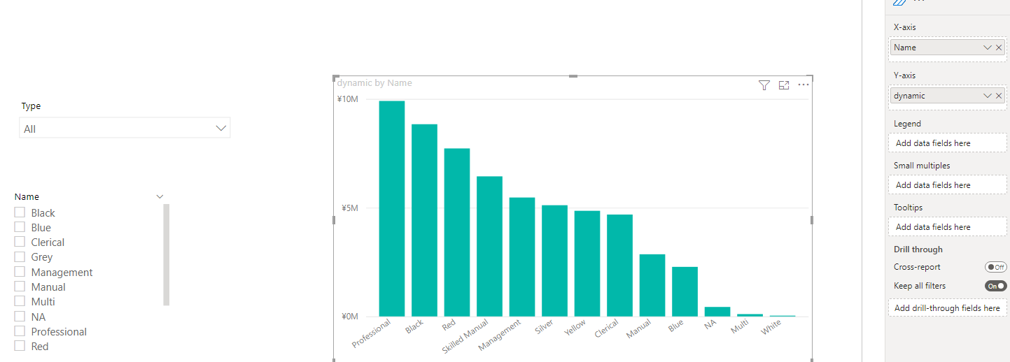 Solved: How to make a bar chart that can control by slicer ...