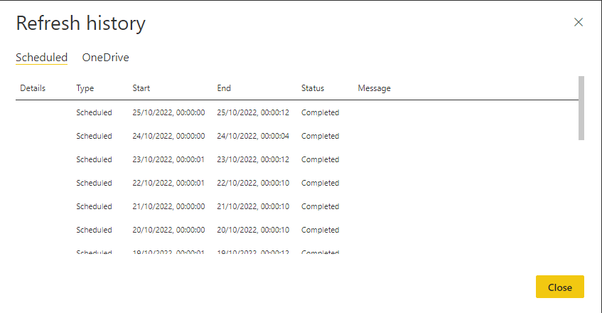 Solved: Last update/refresh date stamp in report - Microsoft Fabric ...
