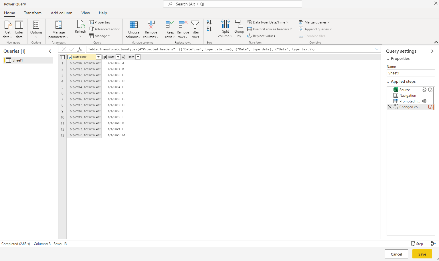 Datamart Incremental Refresh - Loading data failed - Microsoft Fabric Community