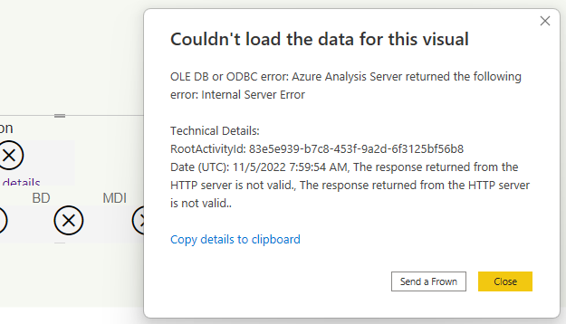 OLEDB and ODBC error all of a sudden - Microsoft Fabric Community