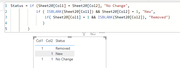 Solved: Comparing values in a column and outputting a stri ... Solved: Comparing values in a column and outputting a stri ...