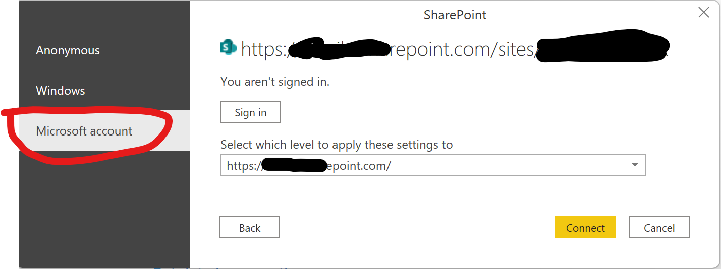 Solved: SharePoint connection Error "We couldn't authentic ...