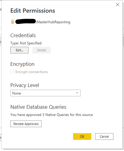 Trying to remove data source from Power BI Desktop... - Microsoft ...