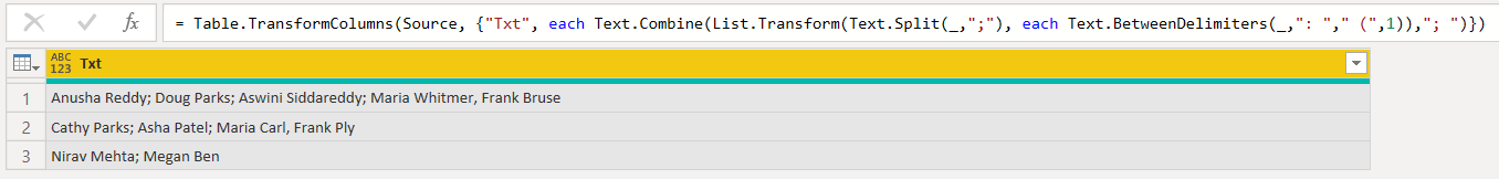 Solved: How to extract name from text column - Microsoft Fabric Community