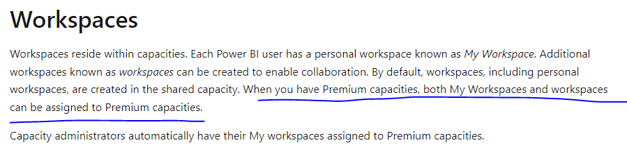 Solved: Manage user space in Premium capacity - Microsoft Fabric Community