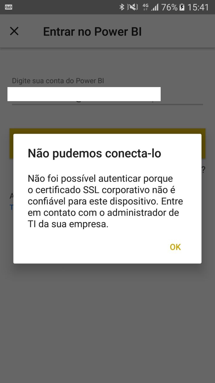 Power Bi Mobile Authentication Issue - Microsoft Fabric Community