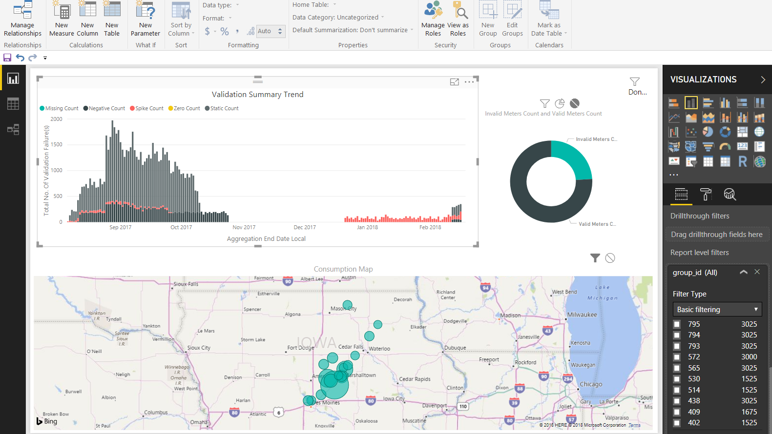 I need to create a stacked bar graph where I can s... - Microsoft ...