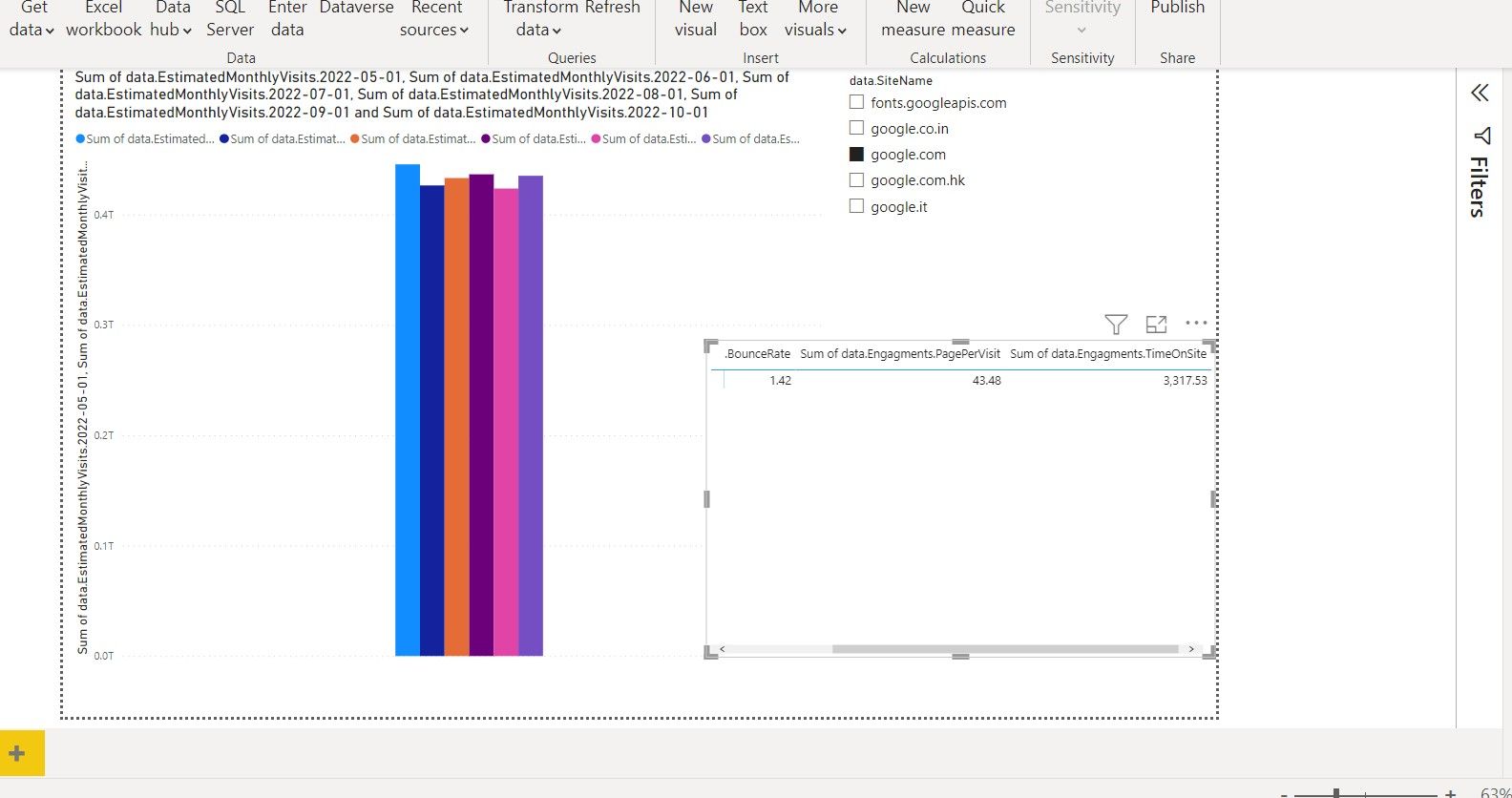 Line Chart from Month Columns - Microsoft Fabric Community