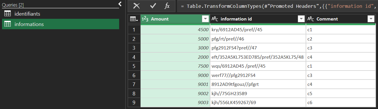 Check if id from column exists without ended by nu... - Microsoft ...