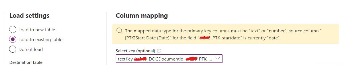 Solved: Alternate key datatype in dataverse dataflow - Microsoft Fabric ...