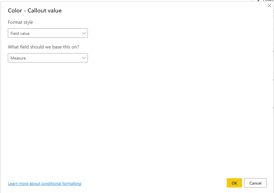 Solved: Is there a way to set the card callout value colou ...