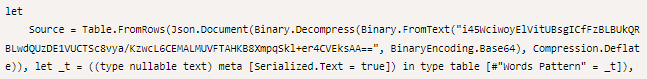 Use wildcard to extract words - Microsoft Fabric Community
