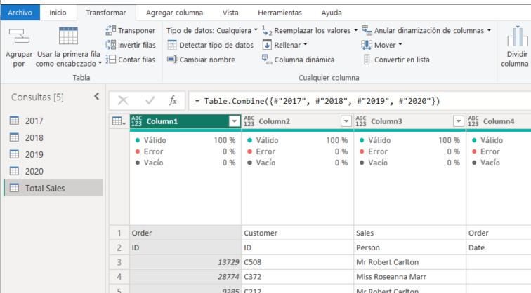 My power query editor freezes when adding a custom... - Microsoft ...