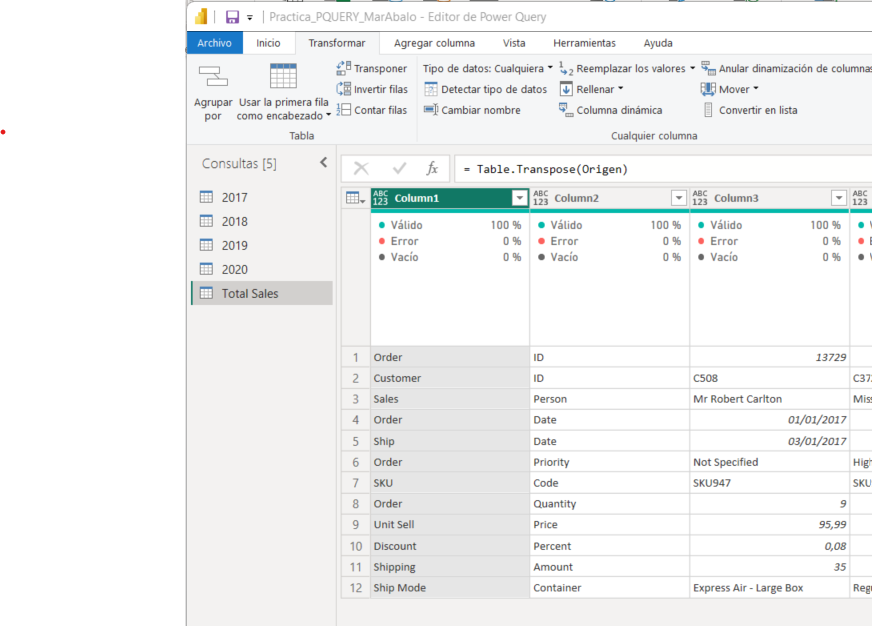 My power query editor freezes when adding a custom... - Microsoft ...
