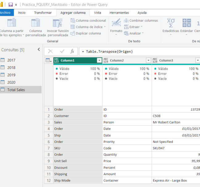 My power query editor freezes when adding a custom... - Microsoft ...