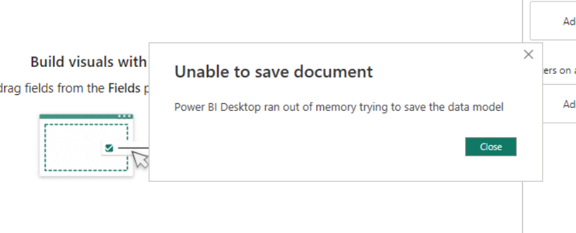 Solved: Unable to save document - Microsoft Fabric Community