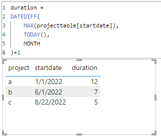 show number of months (duration) instead of calend... - Microsoft ...