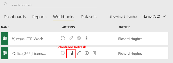 Refresh of Excel workbooks in App Workspace - Microsoft Fabric Community