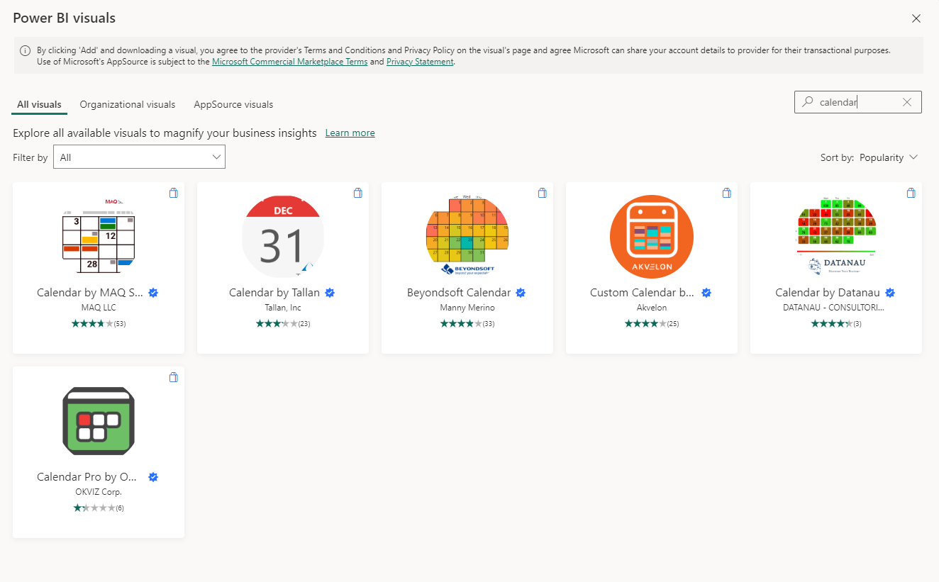 Need to create a calendar visual in power bi - Microsoft Fabric Community