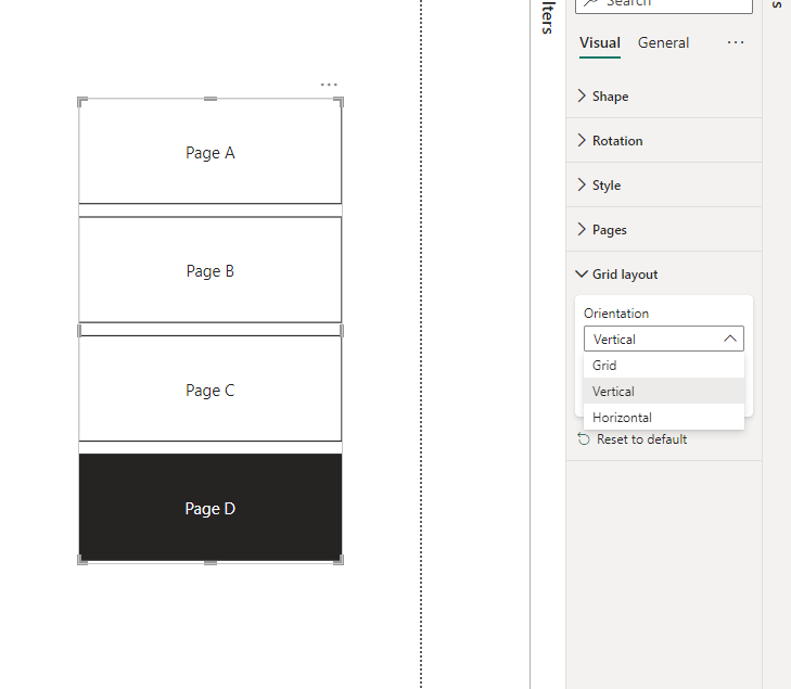 Solved: Vertical marker navigation button - Microsoft Fabric Community