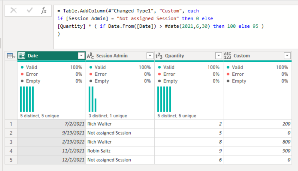 Custom column formula for a Power BI report - Microsoft Fabric Community
