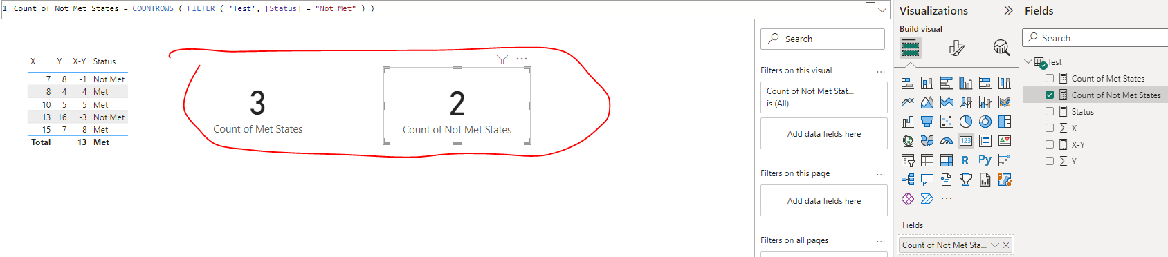 Solved: Count the number of States individually which are ...